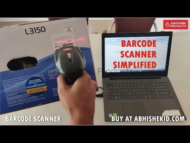 How to Use BarCode Scanner Practically in Excel, Inventory, Billing, C – Abhishek Products