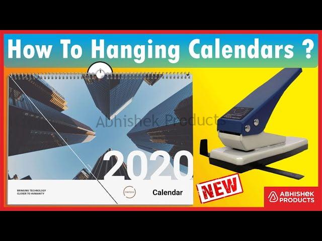 Calendar D Cut Machine For Making Hanging Calendars Buy @ abhishekid.c ...