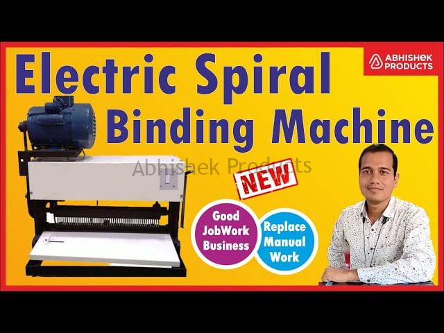 Binding Spiral Machine: 5mm Motorized Guide | AbhishekID – Abhishek ...