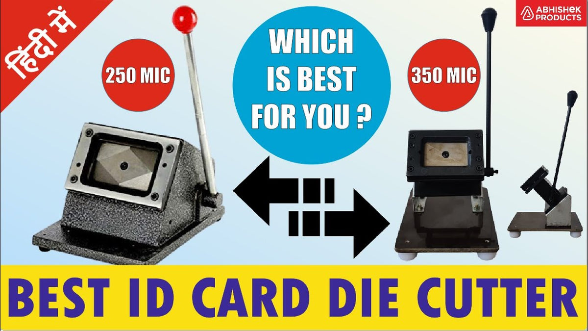 ID Card Cutter Guide: Use 250 & 350 Micron | AbhishekID – Abhishek Products
