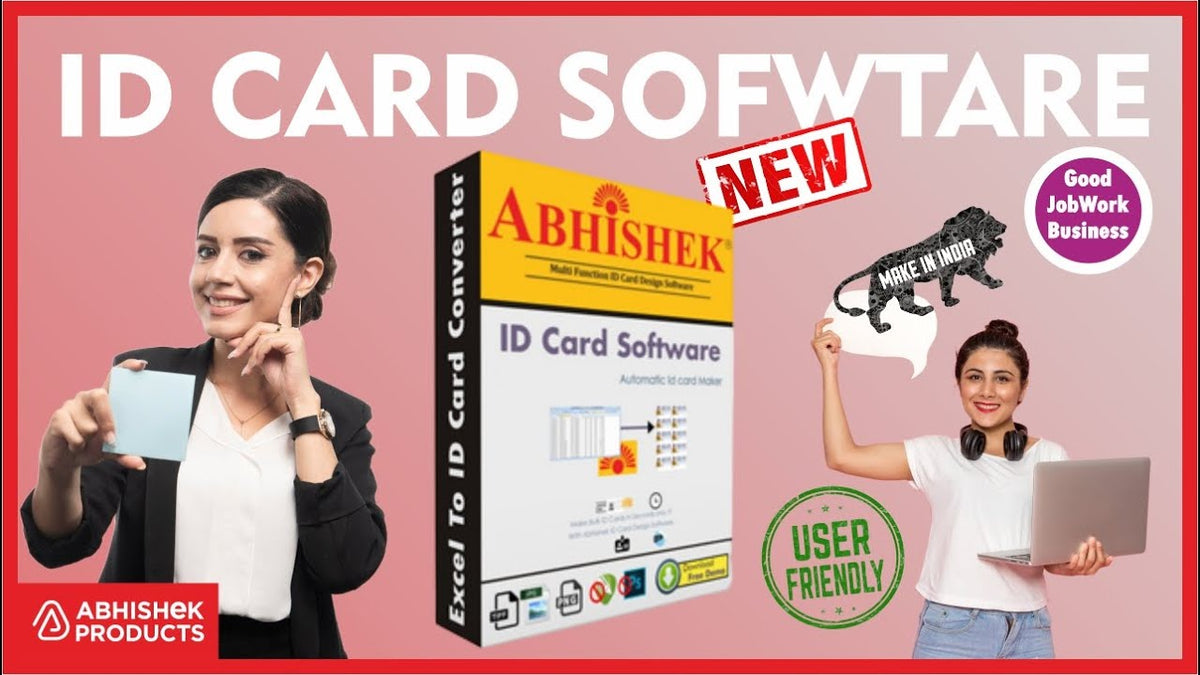 Need Easy ID Card Software? Phone Support Included! – Abhishek Products