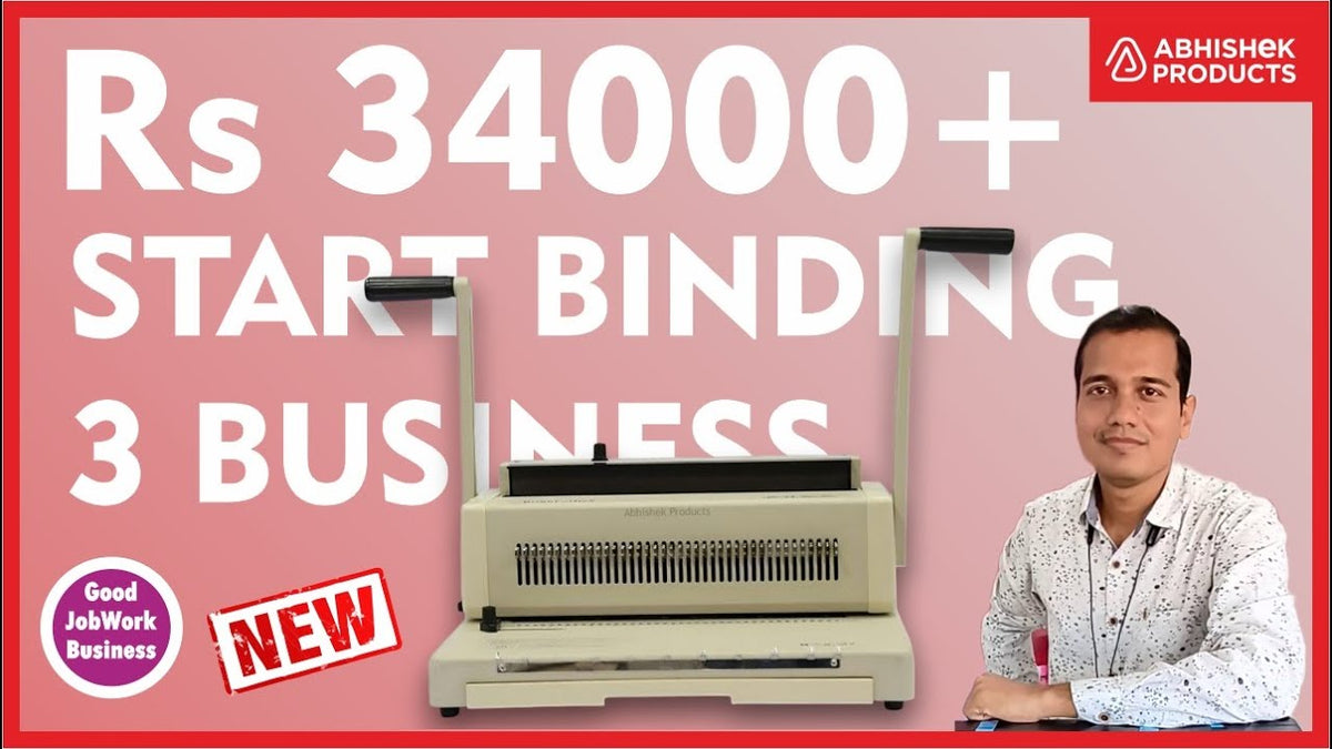 Discover How a Low-Investment Binding Business Can Yield High Returns – Abhishek Products