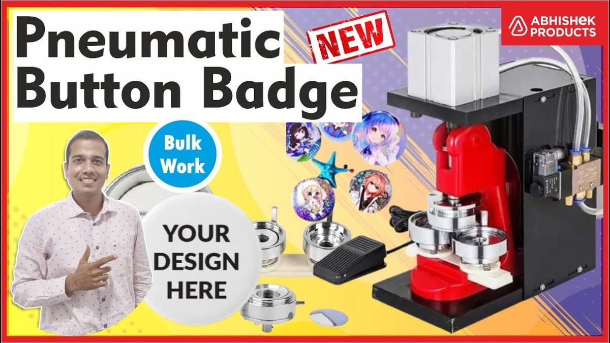 Hydraulic Button Badge Machine: 2025 Guide | AbhishekID – Abhishek Products