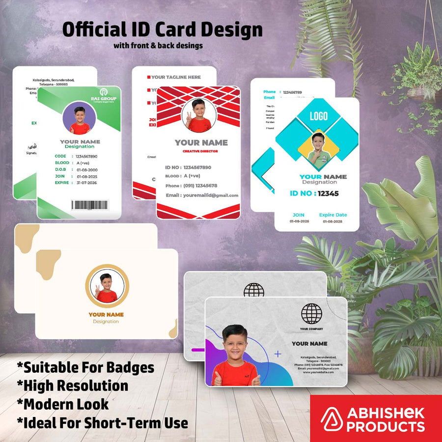 100+ Editable CorelDraw ID Card Design Templates | Professional CDR ...