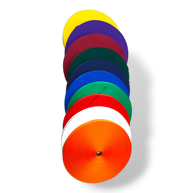 16mm Colour Satin Roll For ID Card Lanyard Tags - Screen Printable - 1 ...
