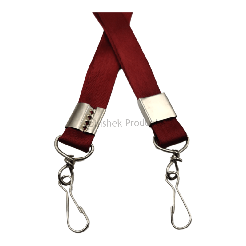 20mm Satin Twisted Hook ID Card Tag Lanyard – Abhishek Products