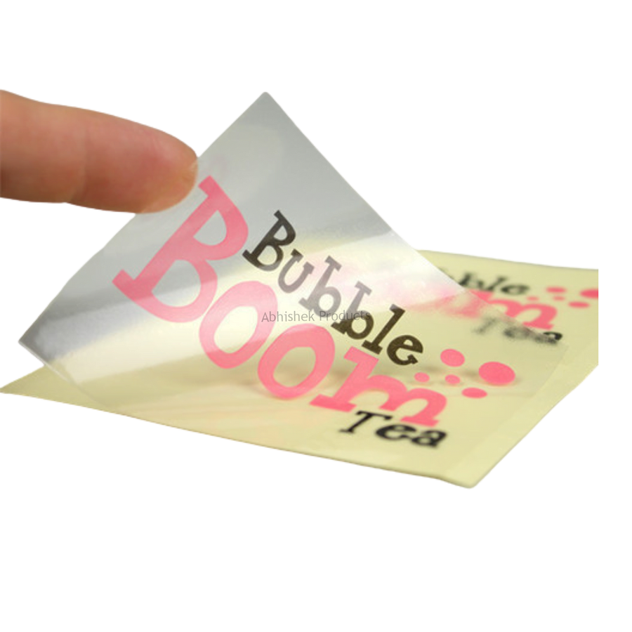 A4 Transparent Inkjet Sticker Waterproof Non Tearable Self Adhesive ...