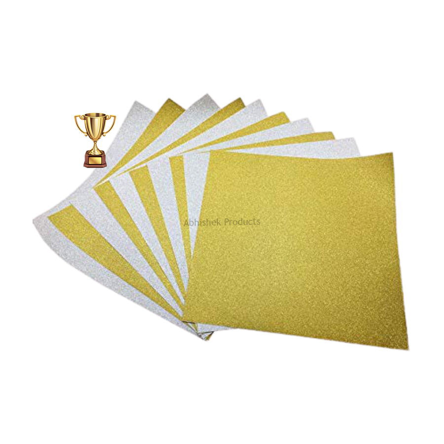A4 Transparent + Gold Silver Sticker Sheets Combo | Trophy, Craft ...