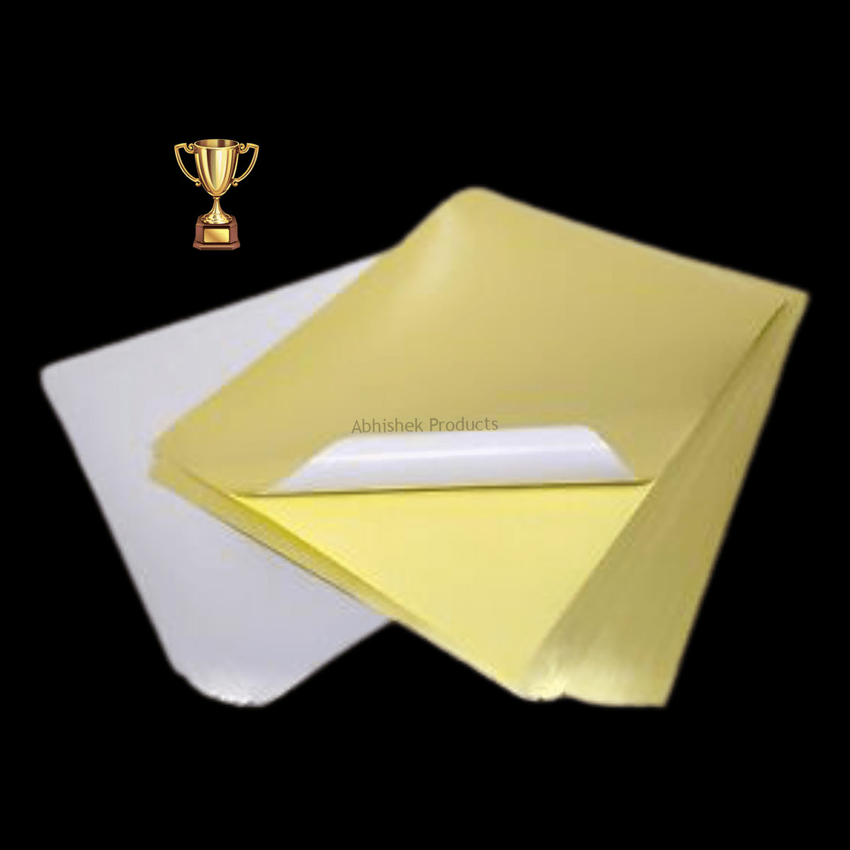 A4 Gold/Silver Sticker Sheet Trophy Sheet 2 In 1 Self Adhesive - For B ...