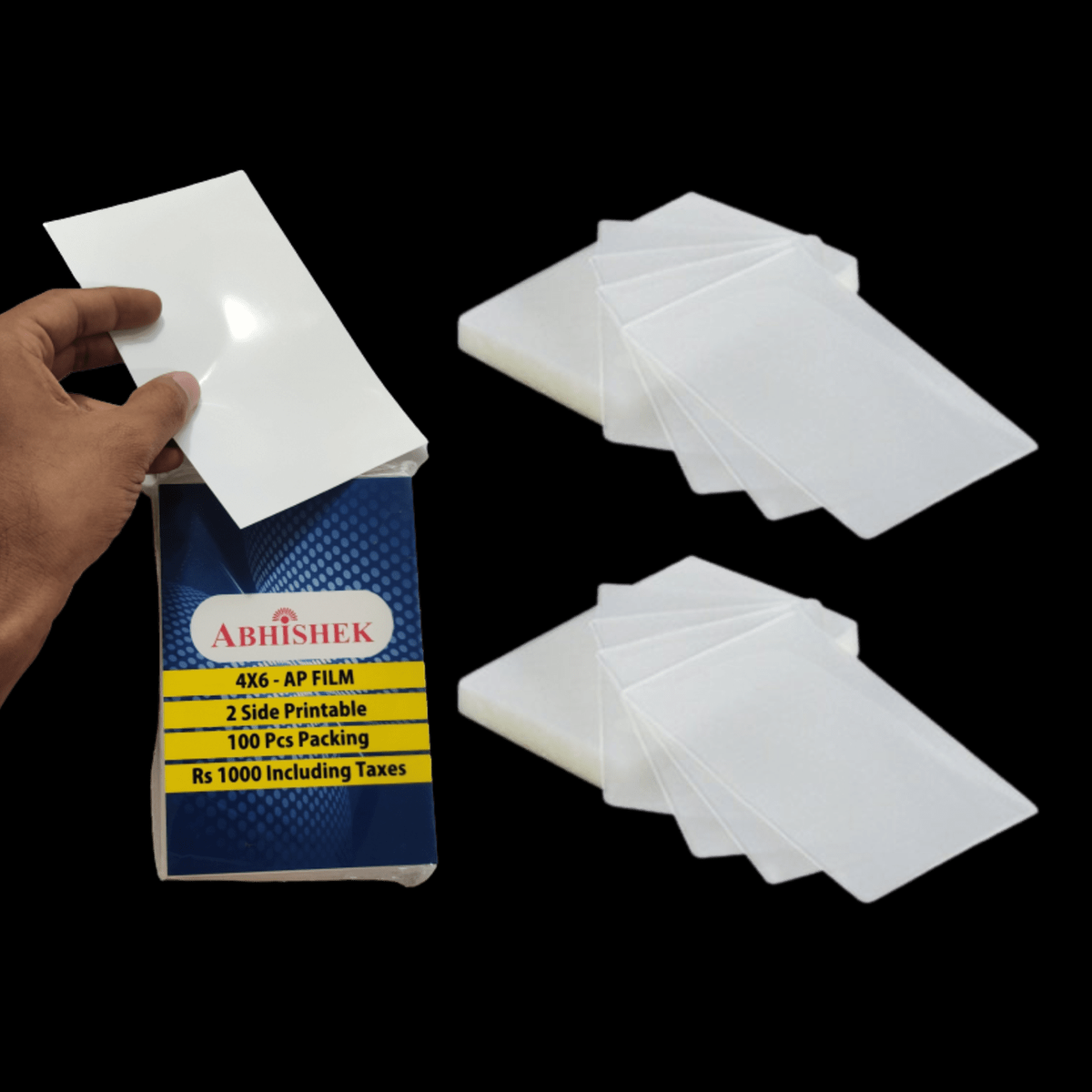 4X6 Ap Film 100 Sheets + 200 Pcs 65X95 250 Mic Lamination Pouch For Id ...