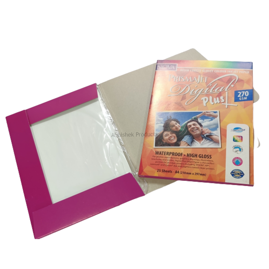 Nova Prismajet A4 270 Gsm Photo Paper Rc Coated – Abhishek Products