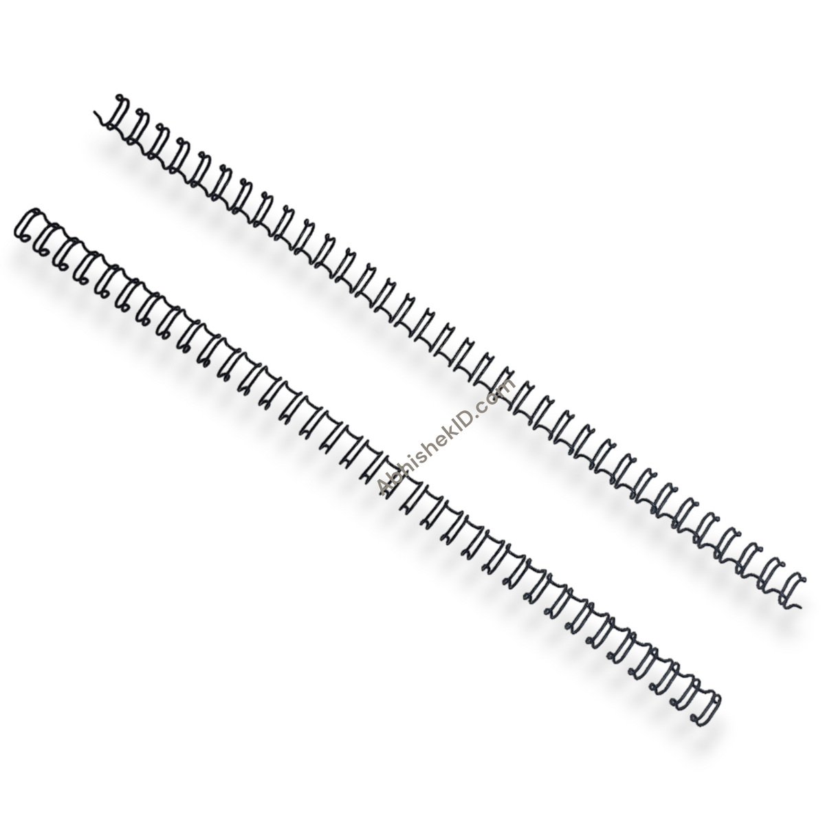 6.4mm (15 Paper) A4 Black Wiro Binding Metal Loops Rings 3.1 Ratio - C ...