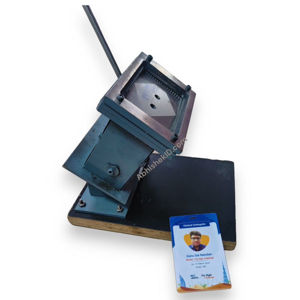 84x130mm Expo Id Card Cutter 250 Mic Capacity For PVC ID Cards ...