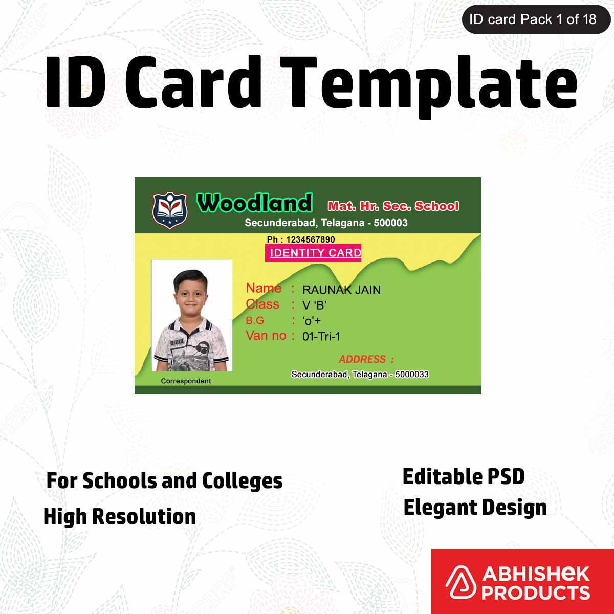 ID Card Designs – Abhishek Products