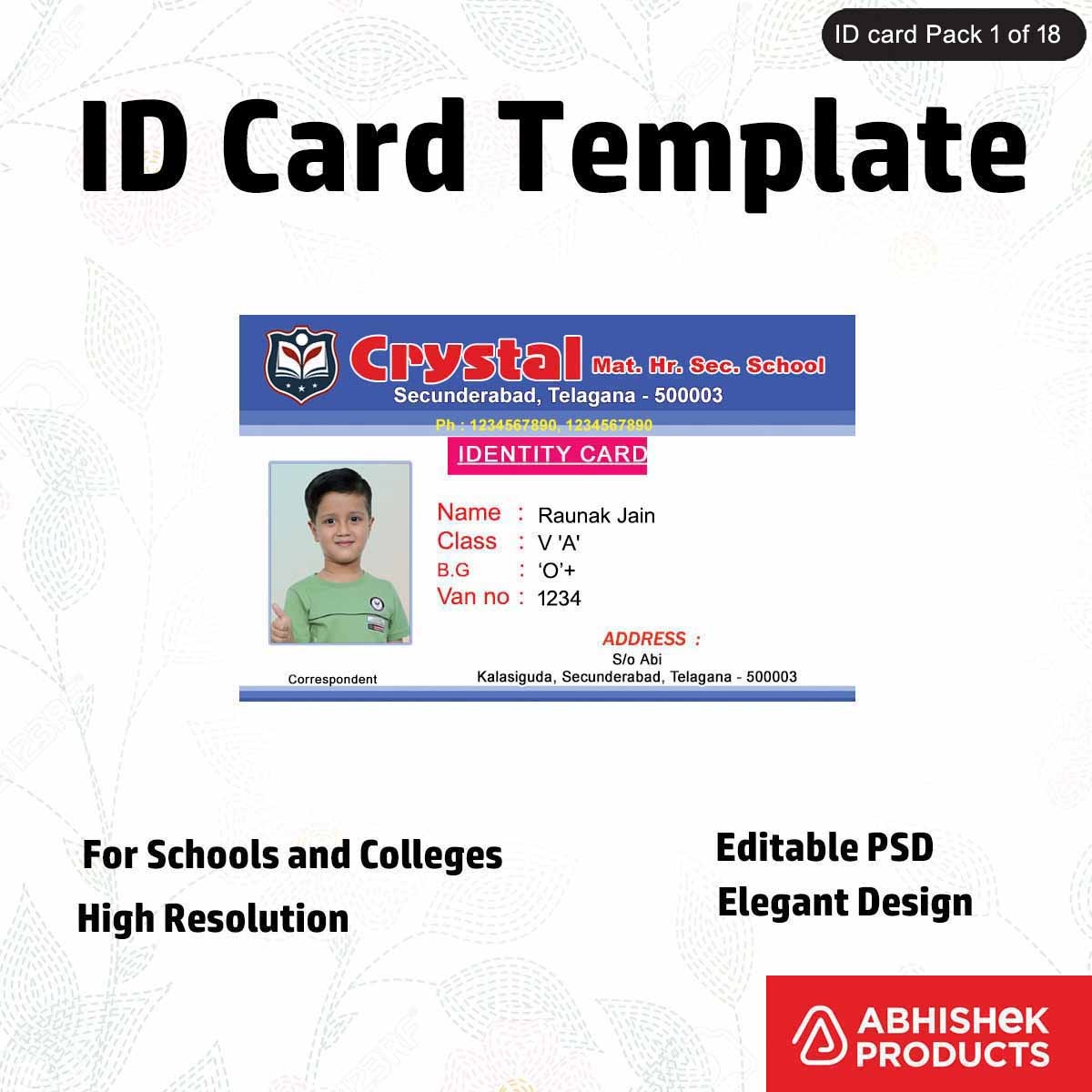 ID Card Designs – Abhishek Products