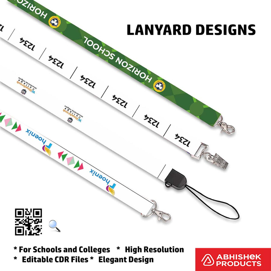 4>Best Lanyard Designs for ID Card - 50 CorelDRAW Templates Design Fil ...
