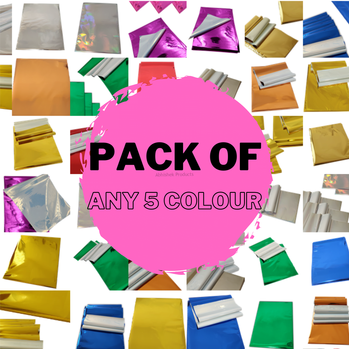 Easycut 5xPack - Metallic Foil Roll – Abhishek Products