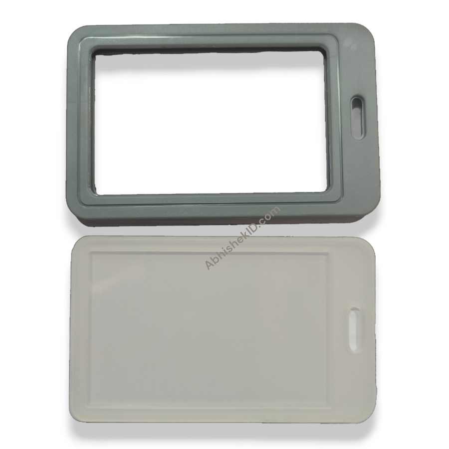 Grey Jacket Holder - Heavy Indian Grade 54X86MM Vertical PVC Transpare ...