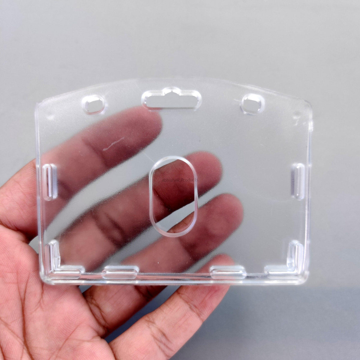 H134 – Crystal Elite 54X86MM Horizontal PVC Transparent ID CARD HOLDER ...