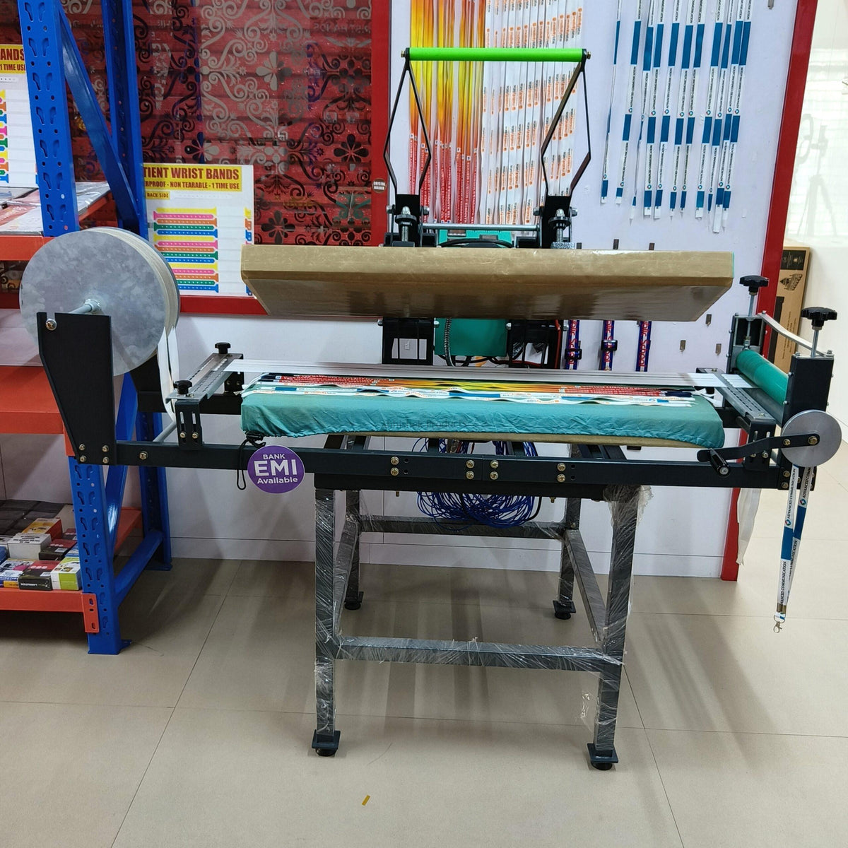 2 Side MultiColor Lanyard Printing Machine | ID Card Lanyard Tag Print ...