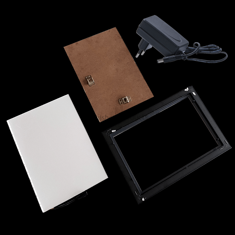 A4 8X12 LED FRAME WITH ADAPTER – Abhishek Products