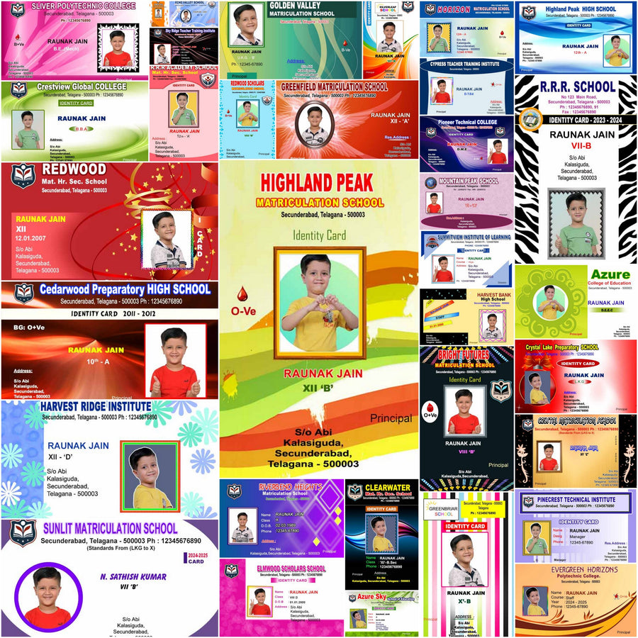 Mega Pack All ID Card Design 950+ Designs - 950+ PSD Photoshop File ...