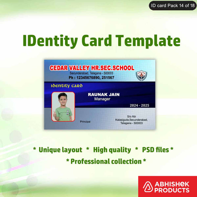 Mega Pack All ID Card Design 950+ Designs - 950+ PSD Photoshop File ...