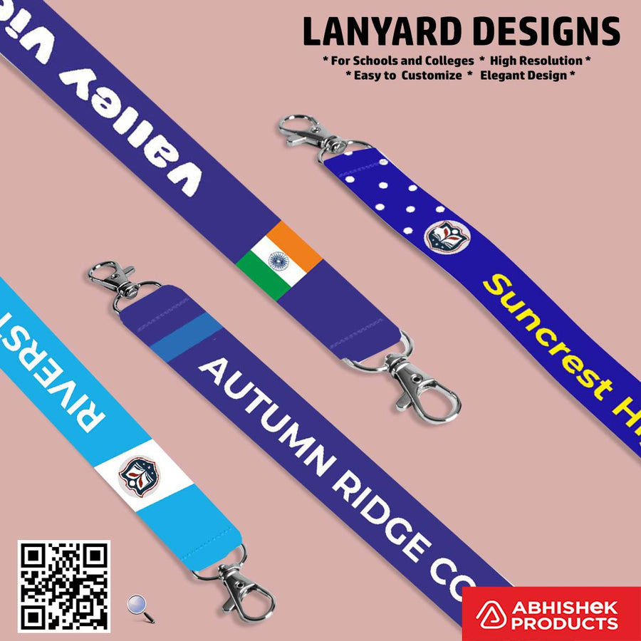 5>Modern Lanyard Designs for ID Card - 50 CorelDRAW Templates Design F ...
