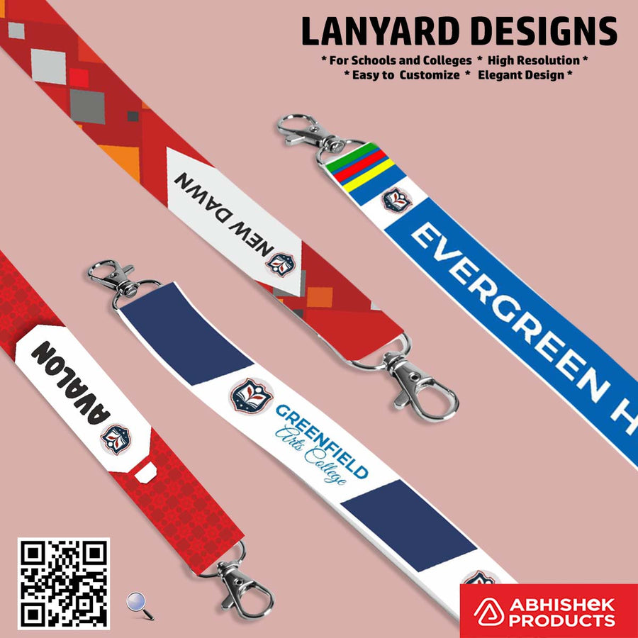 5>Modern Lanyard Designs for ID Card - 50 CorelDRAW Templates Design F ...