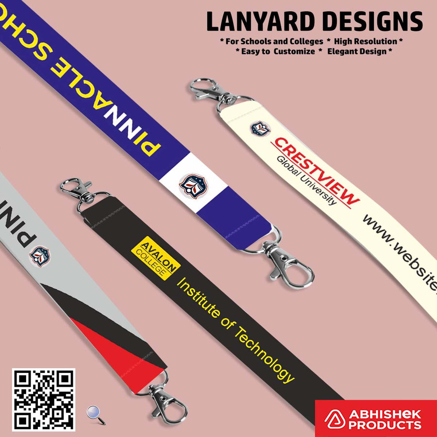 5>Modern Lanyard Designs for ID Card - 50 CorelDRAW Templates Design F ...