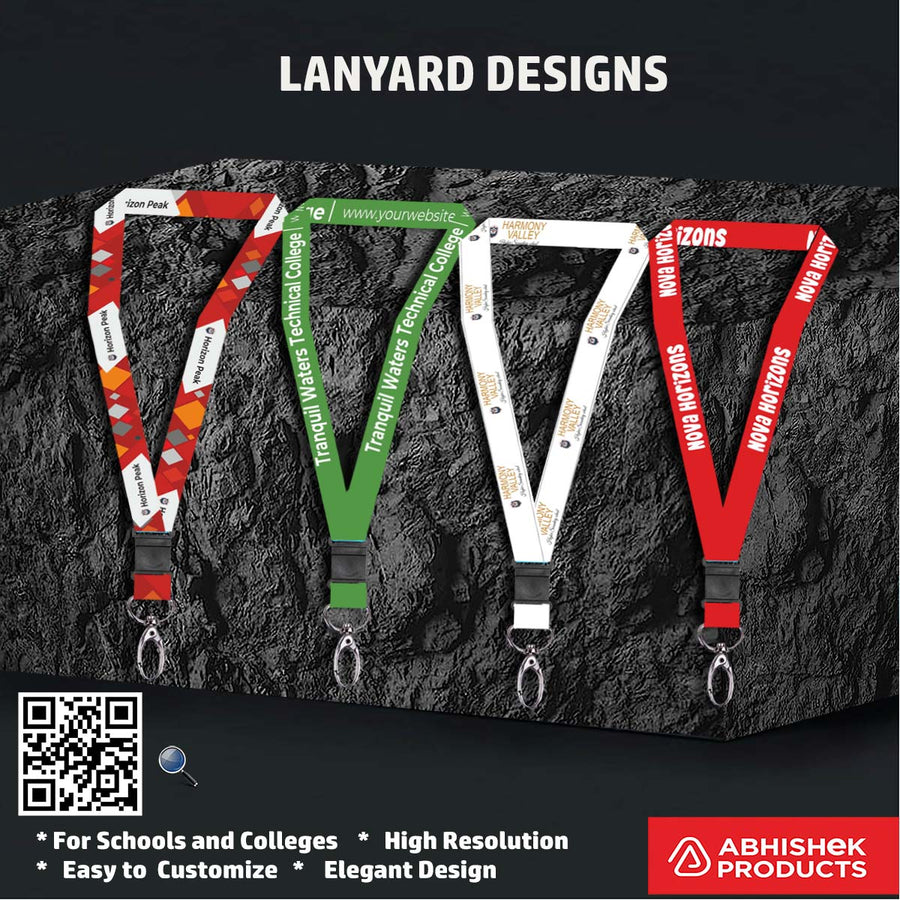 ID Card Lanyard Design Templates - 50 CDR Files | AbhishekID – Abhishek ...