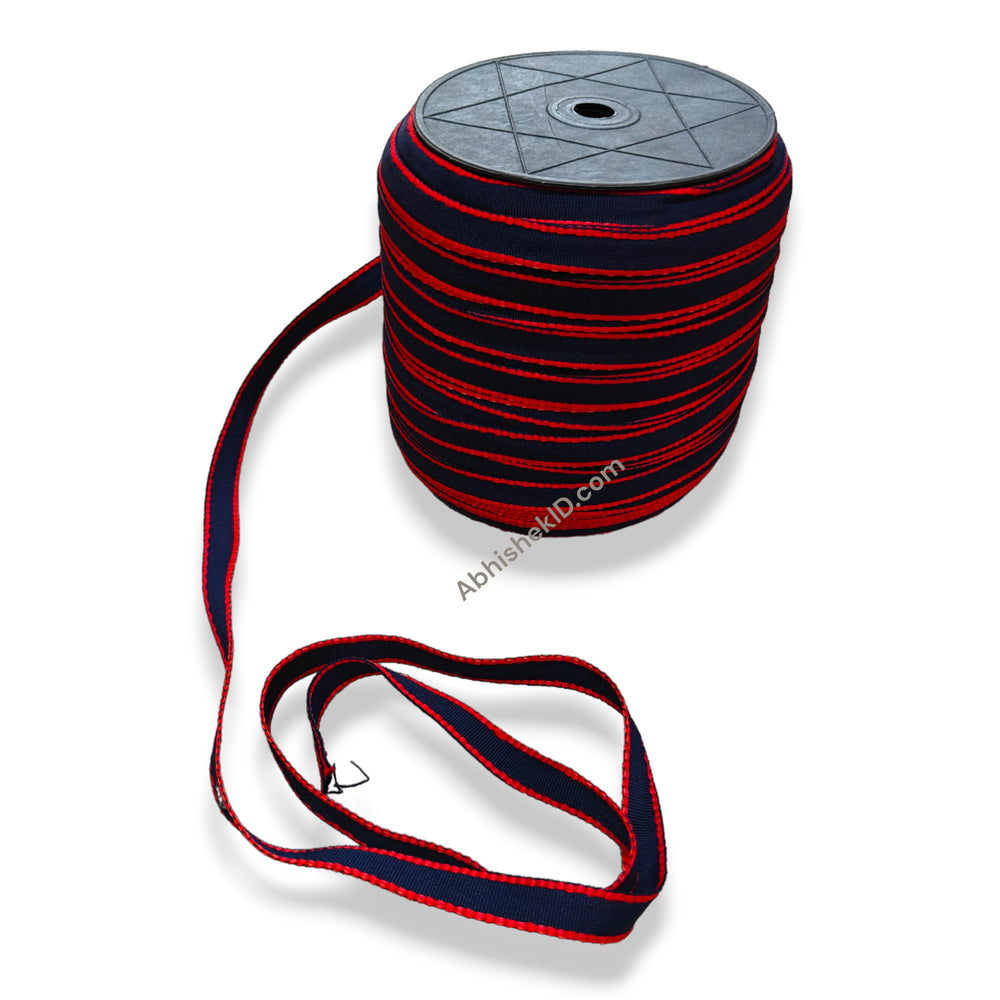 Red/Blue Dual Colour Flat ID Card Lanyard Roll For ID Cards Tags, Doub ...