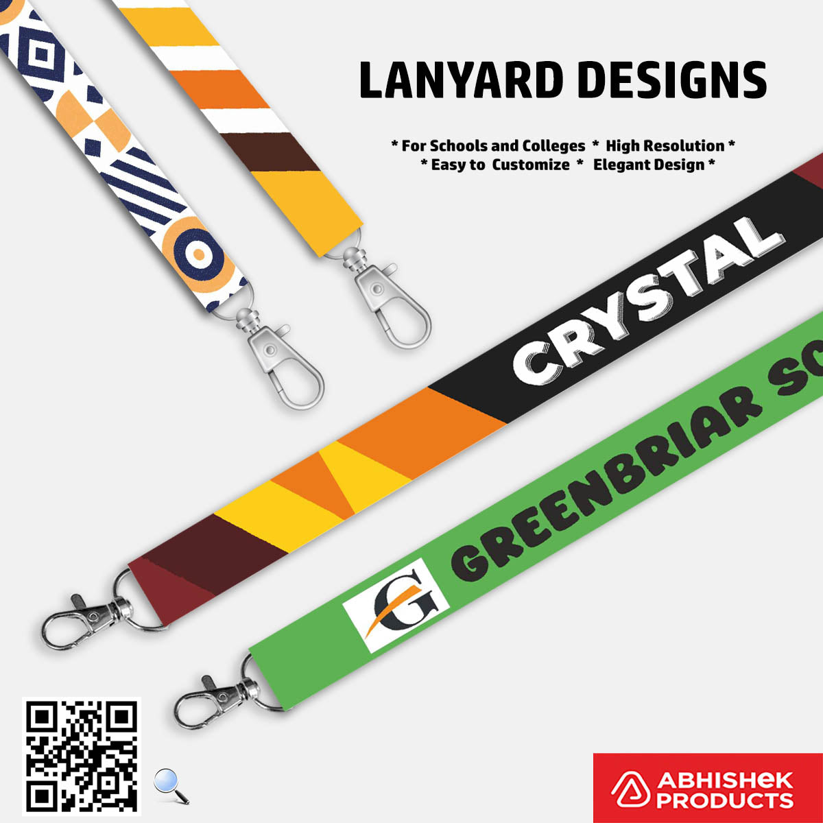 6>School Lanyard Designs - 24 CorelDRAW Templates Design Files – CDR v ...