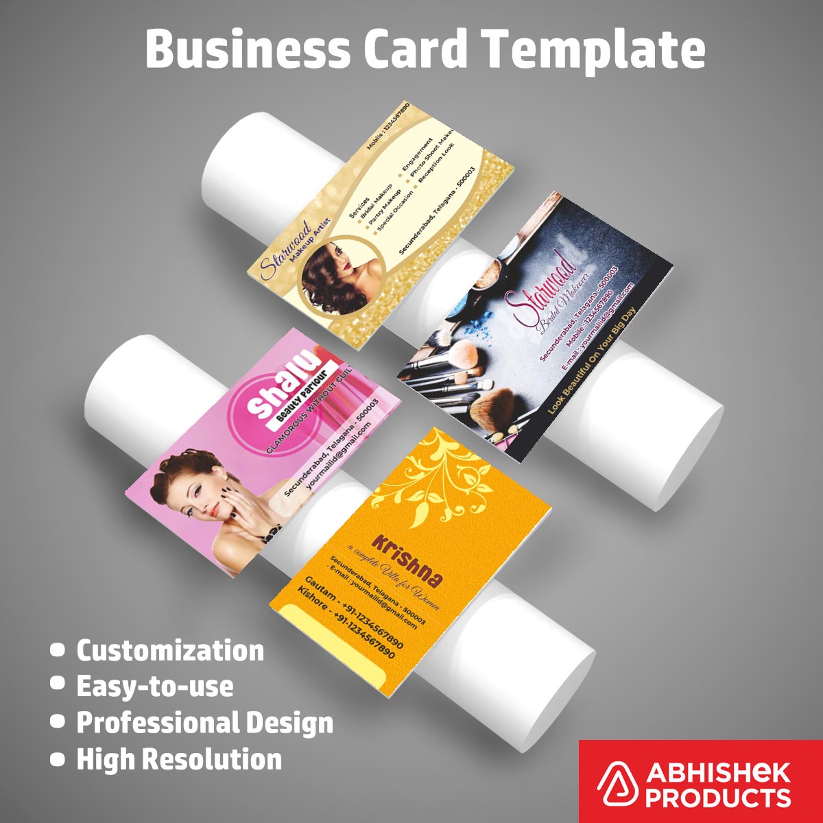 2/10 Decent Visiting Card Design Files – 100 CDR v11 Templates Files ...