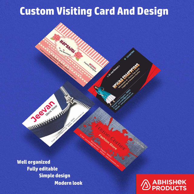 1000+ Business Card CDR Designs | Jumbo Visiting Card Pack – Abhishek ...