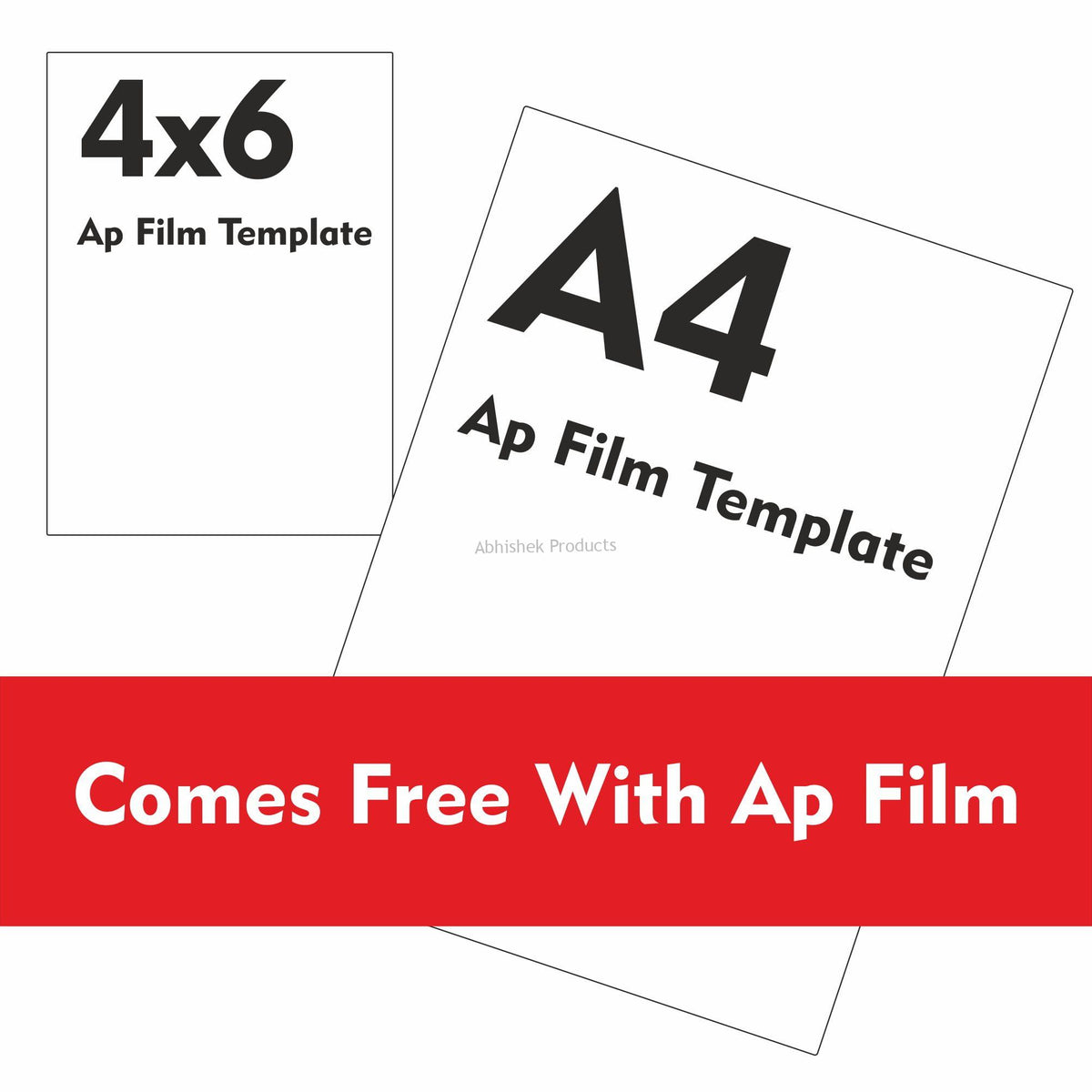 AP Film Template PDF File - Digital Download – Abhishek Products