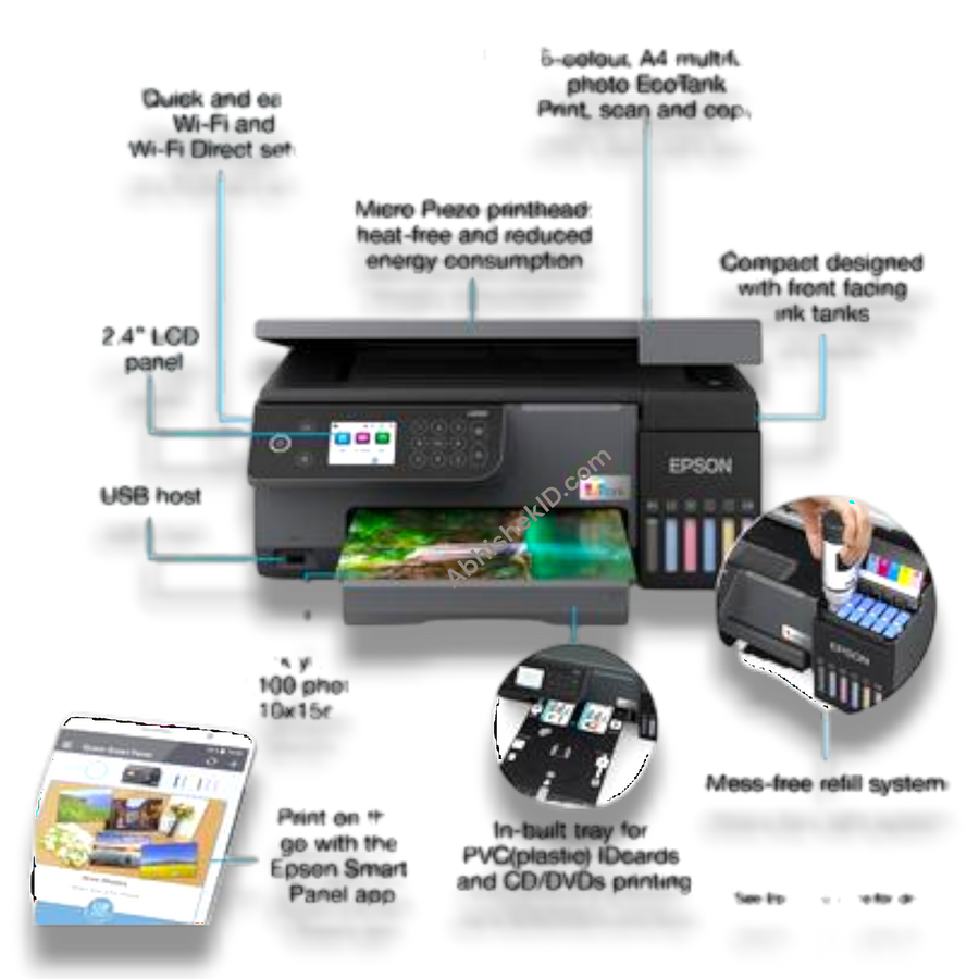 Epson L8100 Photo Printer – Borderless A4 Prints | EcoTank – Abhishek ...