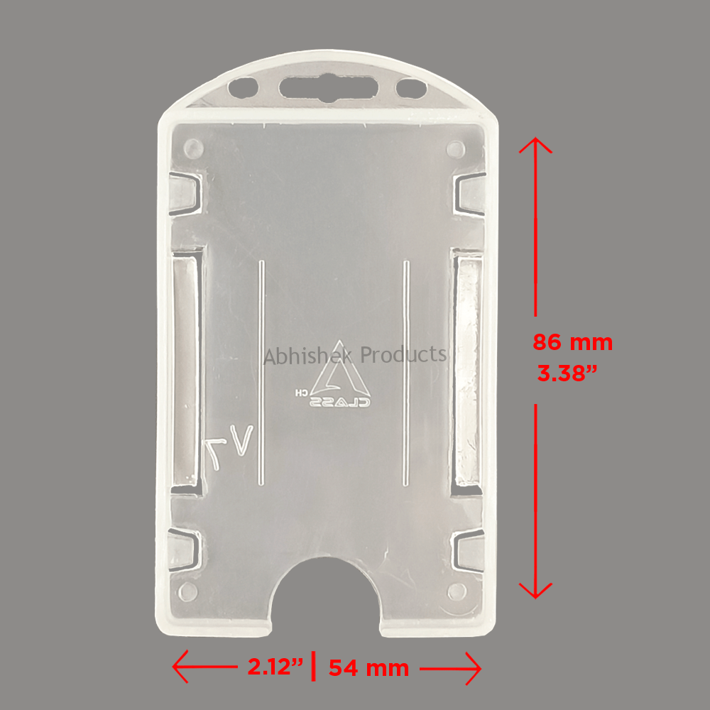 H104 - 54X86 mm Id Card Pvc Holder - For Access Cards – Abhishek Products